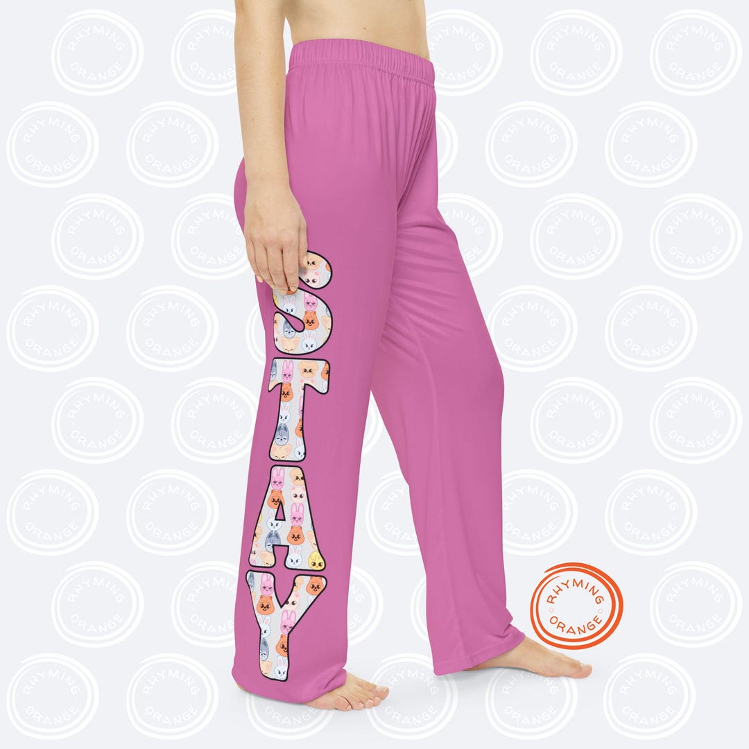 Stray Kids STAY Pajama Pants, Skzoo Pink Fan Pjs, SKZ All Over Print ...