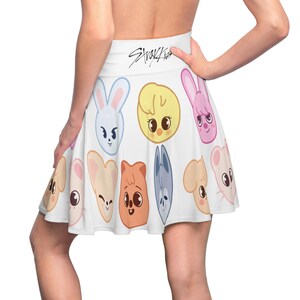 Stray Kids Skzoo All-over-print Skater Skirt, Straykids Clothes Merch ...