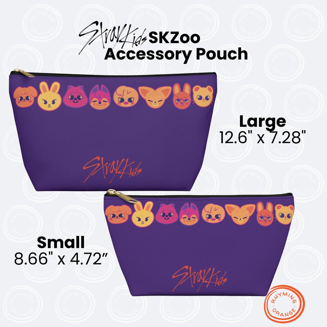 Stray Kids Skzoo Accessory Pouch, Skztravel Zipper Makeup Bag, Tech ...