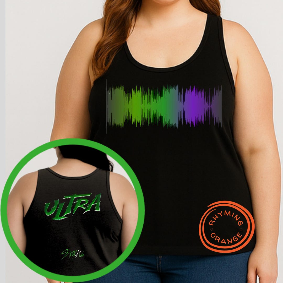 Changbin *ULTRA* Sound Wave Unisex Cotton Tank Top, Stray Kids Concert ...
