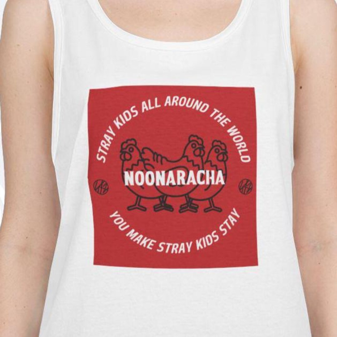 Stray Kids *noonaracha* Tank Top, SKZ STAY Fan Sleevelss T-shirt ...