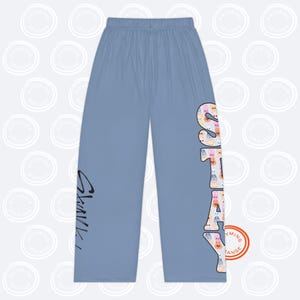 Stray Kids STAY Pajama Pants, Skzoo Blue Fan Pjs, SKZ All Over Print ...