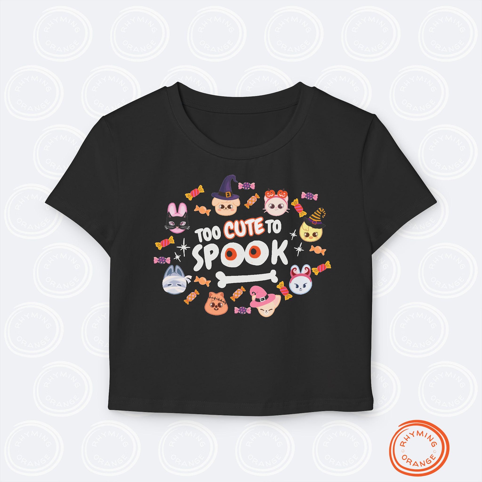 Stray Kids Skzoo Halloween Baby Tee, Straykids Candy & Costumes ...