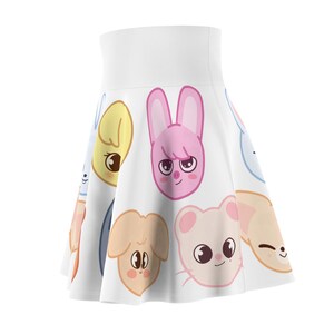 Stray Kids Skzoo All-over-print Skater Skirt, Straykids Clothes Merch ...