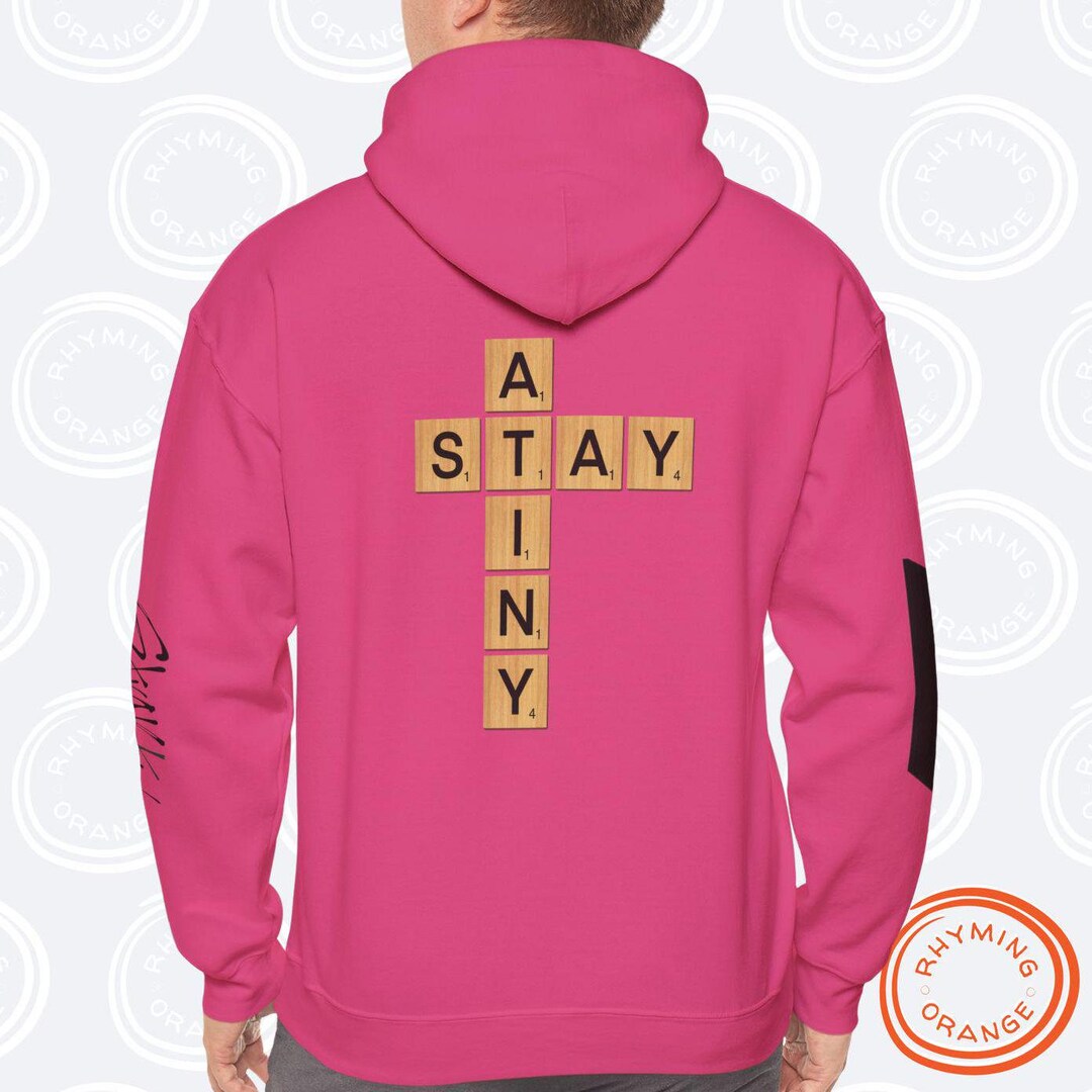 Staytiny UNITE Hoodie, STAY Atiny Letter Tiles Hooded Sweatshirt, Stray ...