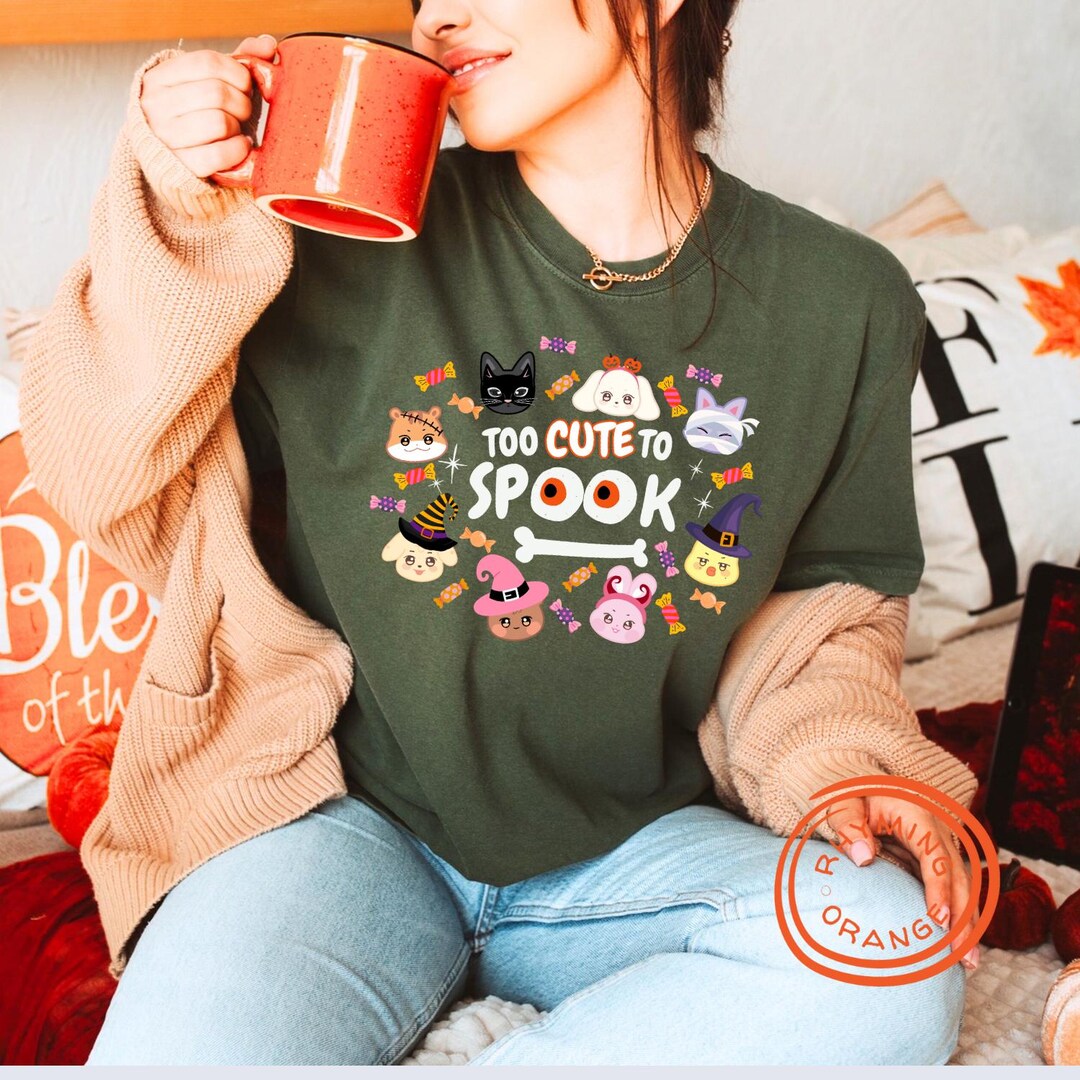 Ateez Aniteez Halloween T-shirt, Comfort Colors Ateez Costumes Tee, ATZ ...