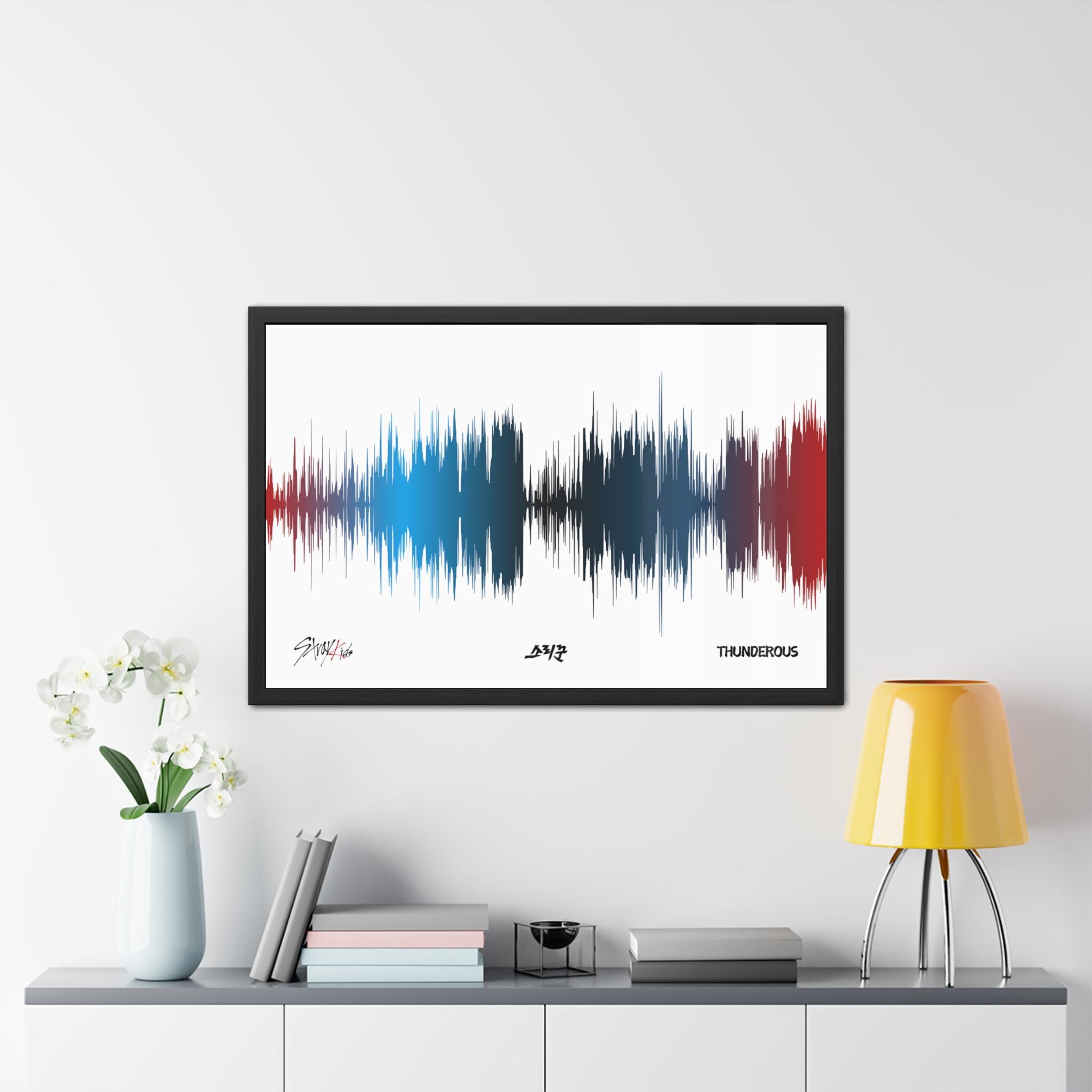 Stray Kids Soundwave Choose-your-song Framed Poster, SKZ Songs Large ...