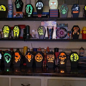 Bride of Frankenstein #1 Coffin - LED Tea Light - Etsy