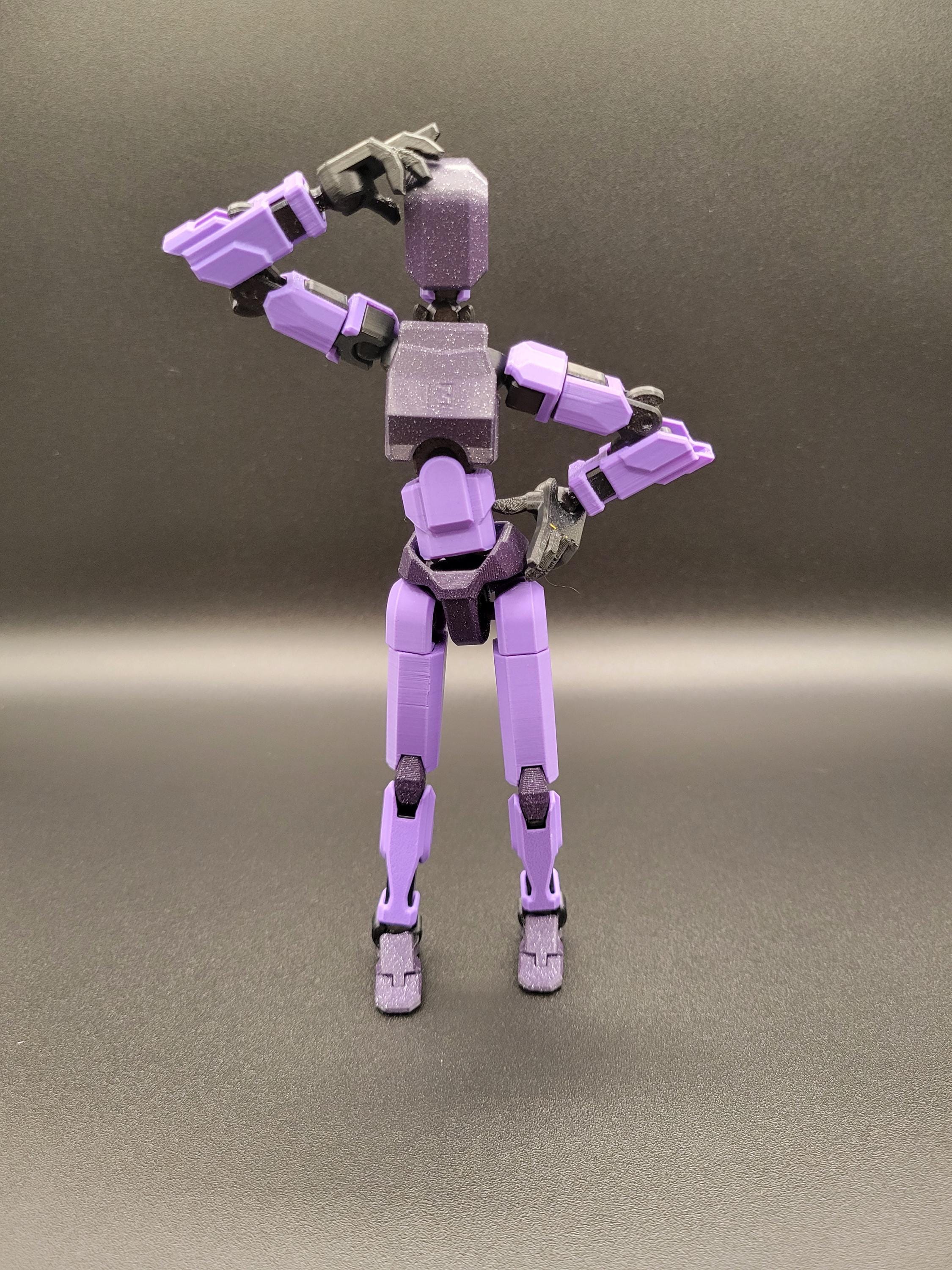 Dummy 13: Articulated Posable Figure, Customizable Colors - Etsy