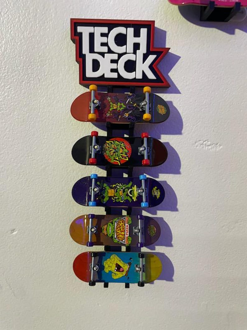 Mini Skateboard Wall Rack - Etsy