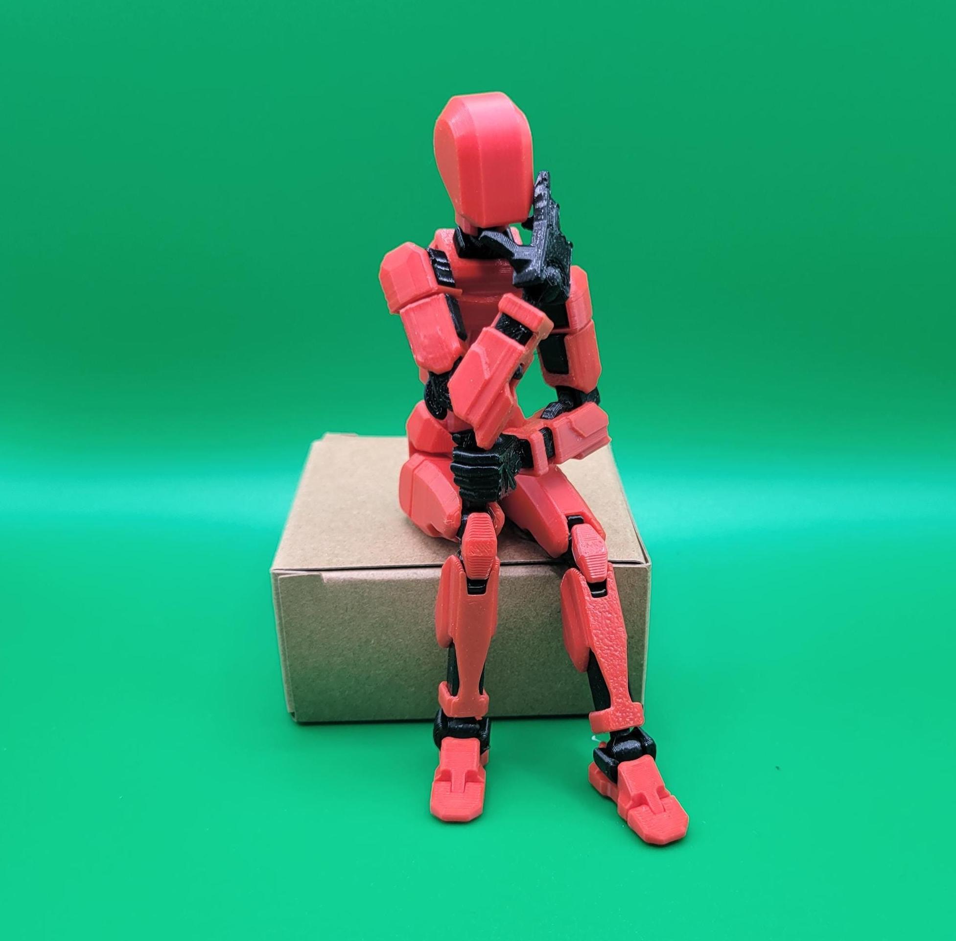 Dummy 13: Articulated Posable Figure, Customizable Colors - Etsy