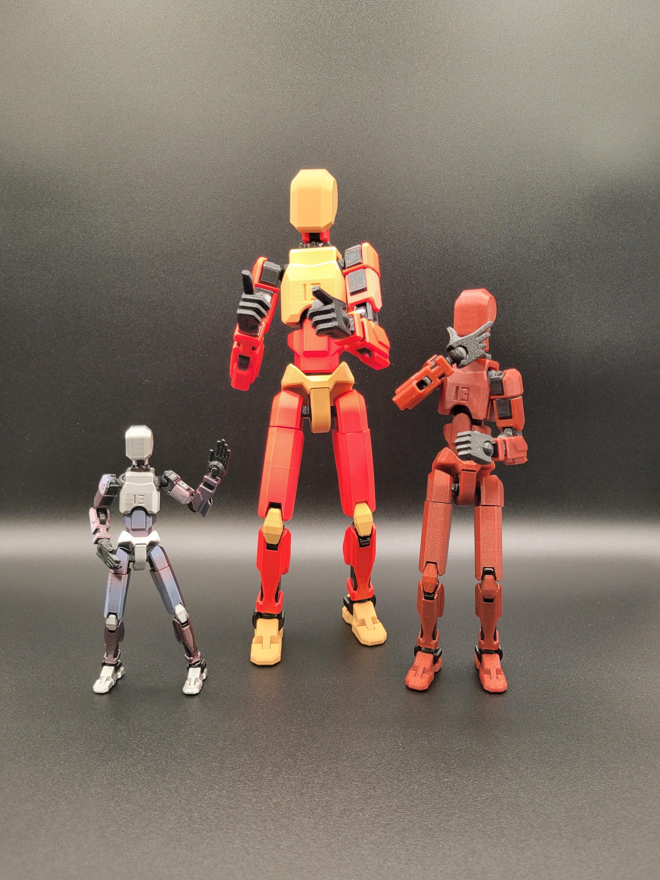 Dummy 13: Articulated Posable Figure, Customizable Colors - Etsy