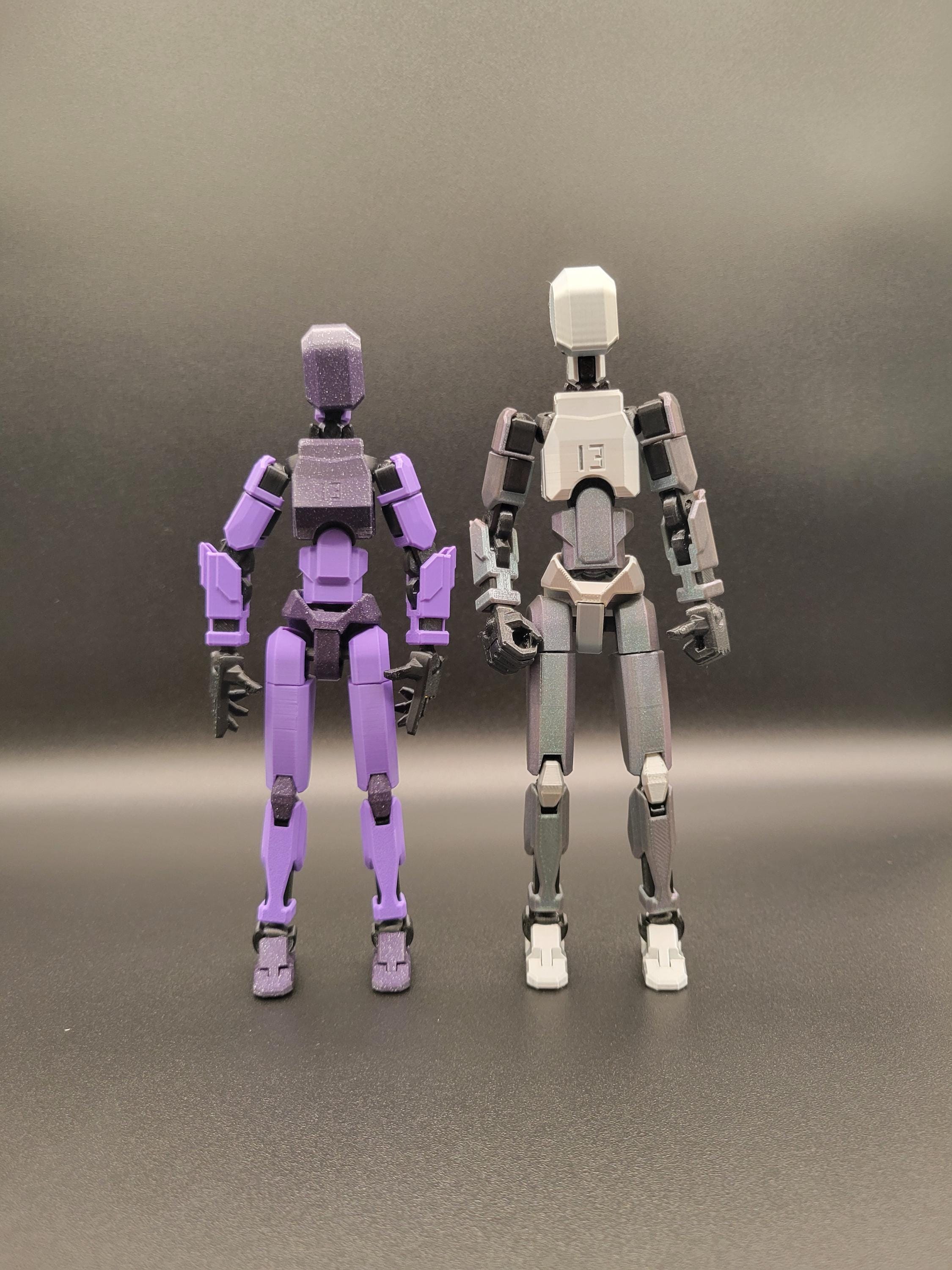 Dummy 13: Articulated Posable Figure, Customizable Colors - Etsy