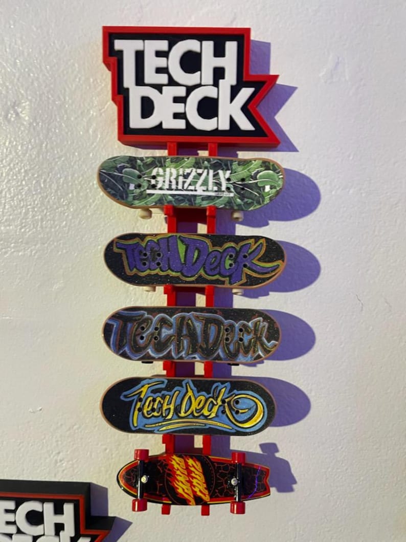 Mini Skateboard Wall Rack - Etsy