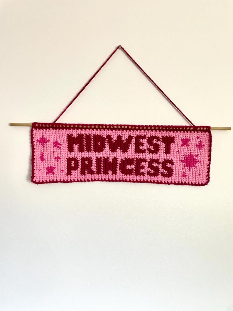 Midwest Princess Crocheted Tapestry - Etsy