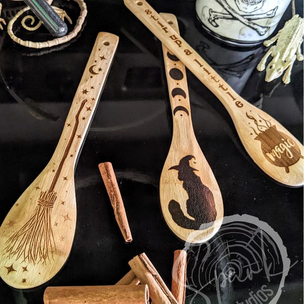 Bamboo Spoons - Etsy