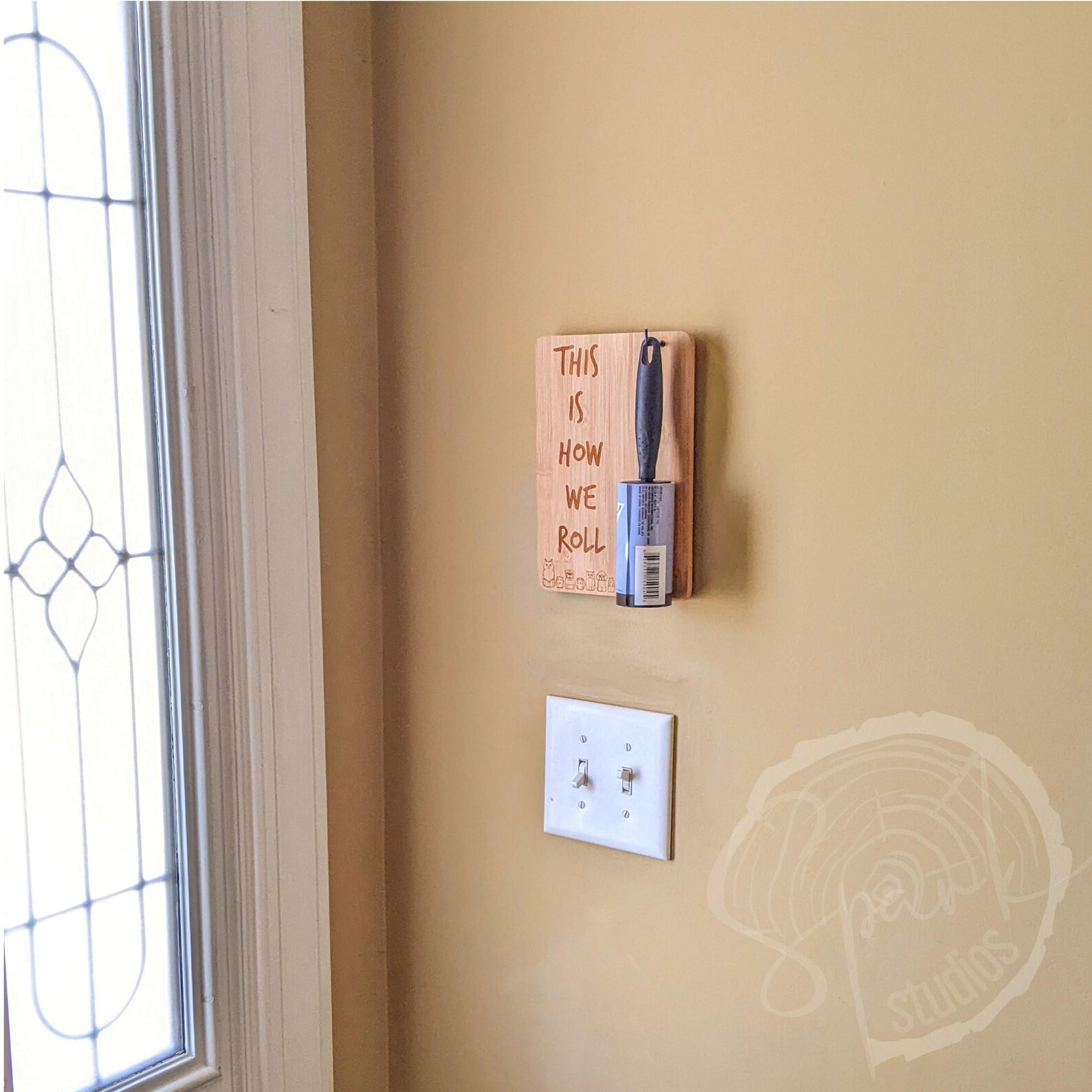 Pet Lint Roller, Lint Roller Holder, Customized Wall Holder for Lint ...