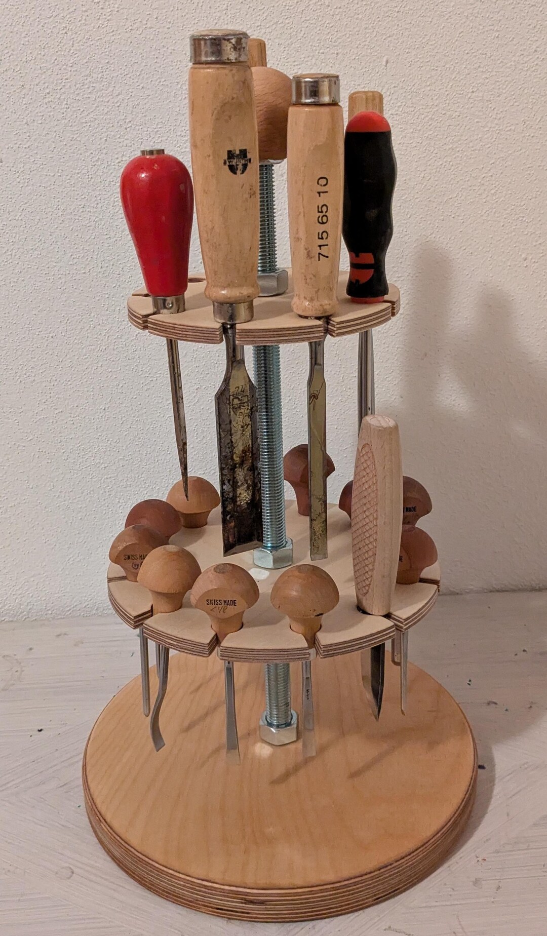 DXF FILE for CNC Milling Tool Holder for Carving Tools, Chisels and ...