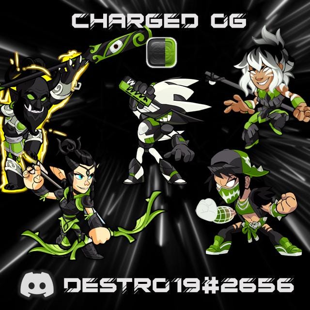 Brawlhalla Charged OG Colors Pack All Legends X64 All Platforms - Etsy