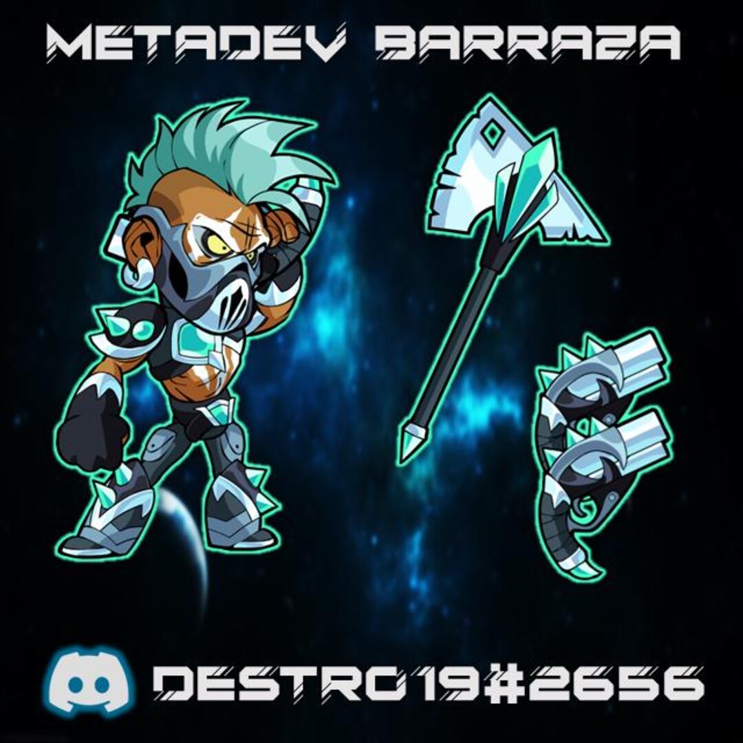 Brawlhalla Metadev Barraza Skin - Exclusive Code - All Platforms - Etsy