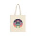 Alien Peace Sign Canvas Tote Bag, UFO Shoulder Beach Bag, Sci-fi ...