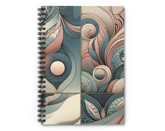 Boho Together Spiral Notebook Ruled Line - Etsy