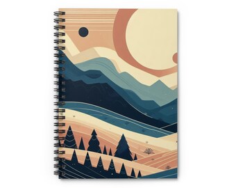 Boho Together Spiral Notebook Ruled Line - Etsy