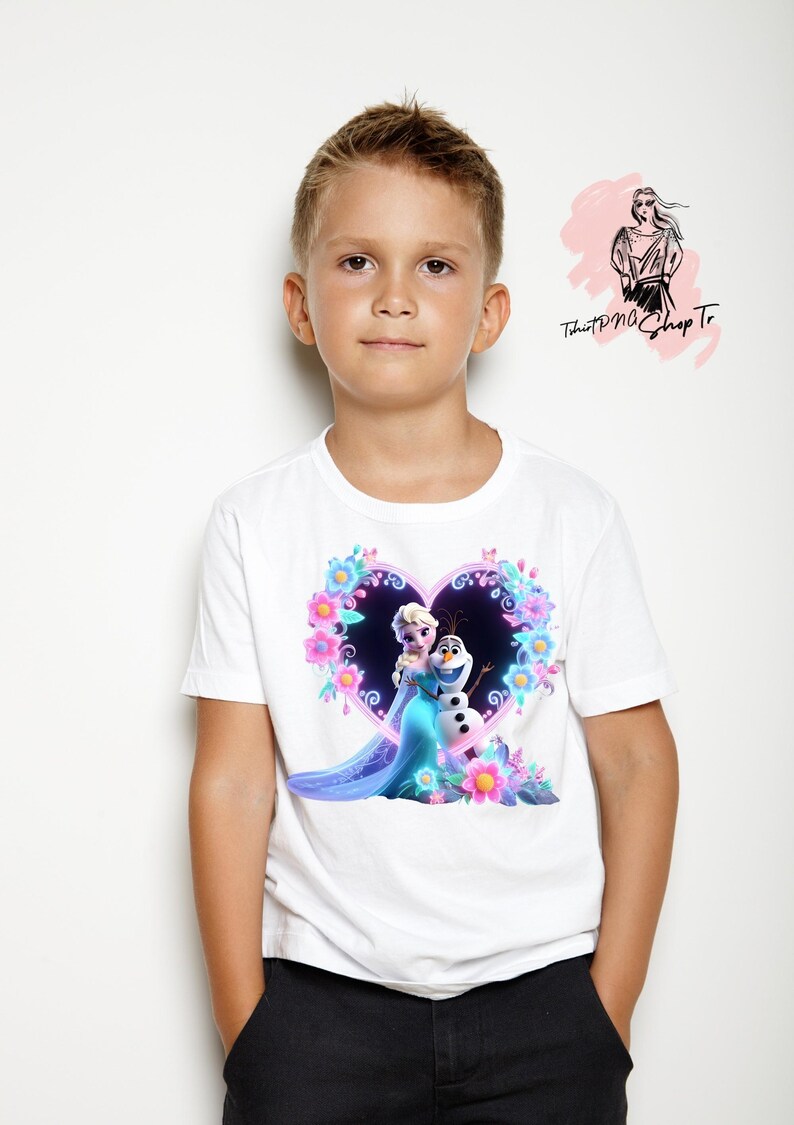 Frozen Elsa Anna Olaf Tumbler Wrap PNG – 20oz Skinny Sublimation Design ...