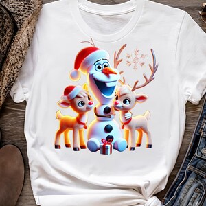 2 PNG Christmas Olaf Splash and Watercolor Digital Design PNG File for ...