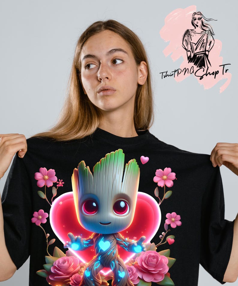Watercolor Baby Groot PNG Clipart: High Resolution Digital Download - Etsy
