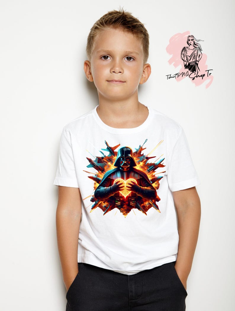 Darth Vader Watercolor Splash PNG: Sublimation Design (digital Download ...