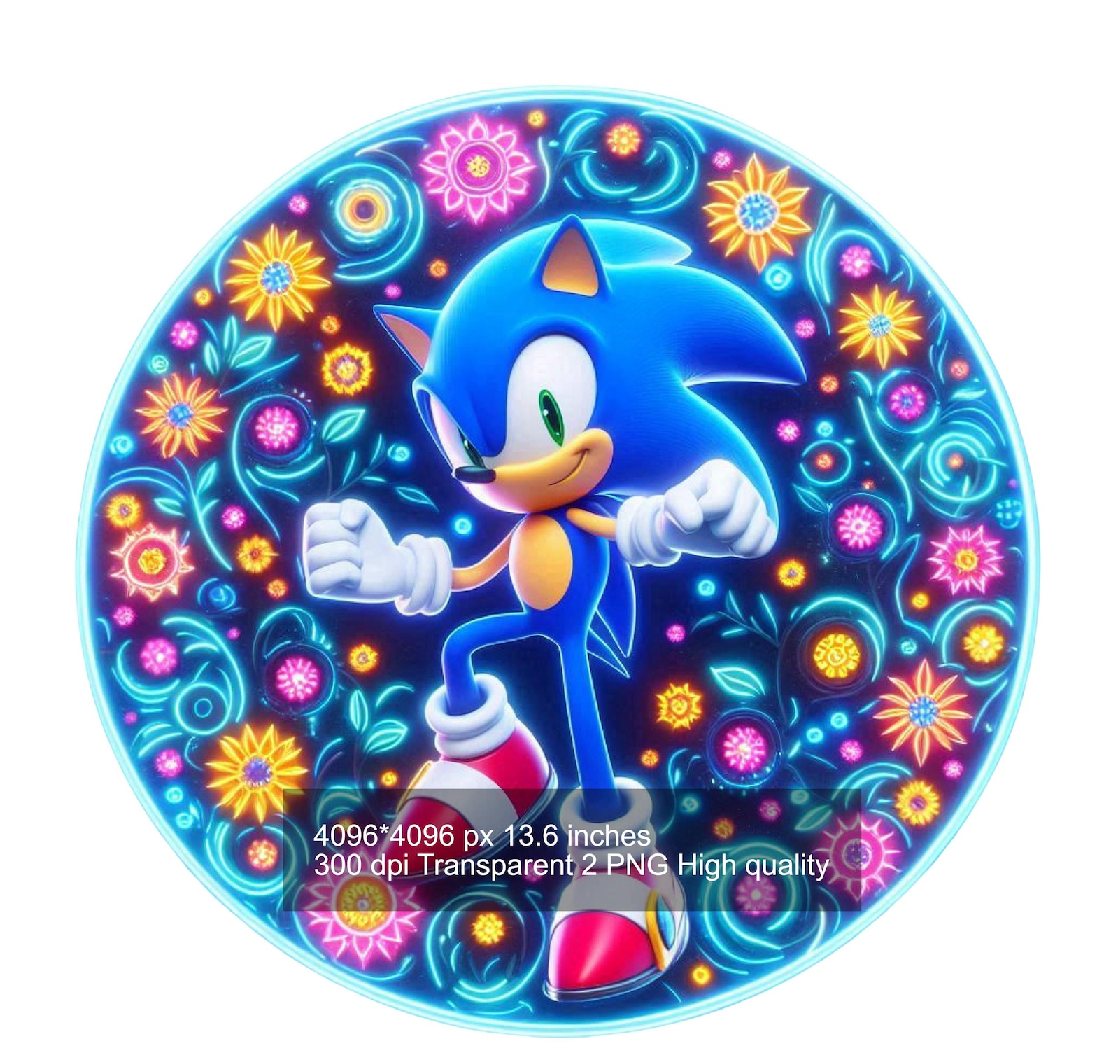 2 PNG Sonic the Hedgehog Splash and Watercolor Digital Design PNG File ...