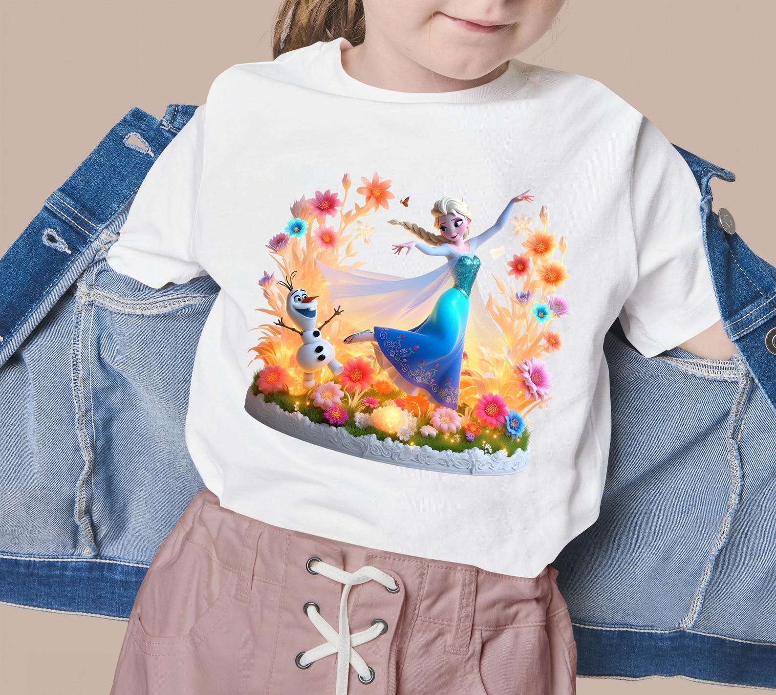 2 PNG Stitch and Elsa Splash and Watercolor Digital Design PNG File for ...