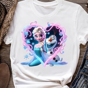 Elsa and Olaf Watercolor PNG: Splash Design (digital Download) - Etsy