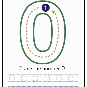 0-20 Number Tracing Worksheet, Traceable Numbers, Preschool Worksheets ...