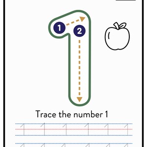 0-20 Number Tracing Worksheet, Traceable Numbers, Preschool Worksheets ...
