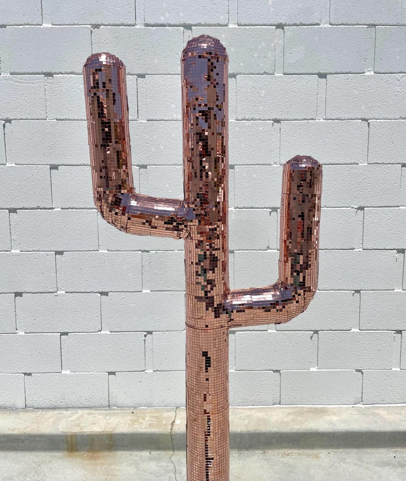 Large Disco Cactus Easy Assembly, Eye Catching Home Decor, Perfect for ...