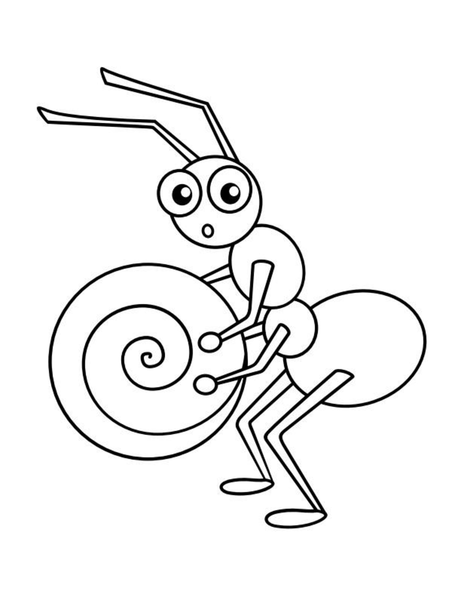 Printable CUTE BUGS Coloring Pages Digital File Instant Download Bumble ...