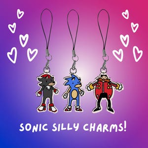 Sonic Silly Charms - Etsy