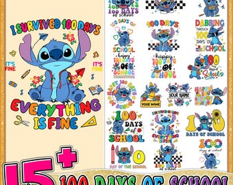Stitch Back to School PNG, Clipart Stitch PNG, Stitch PNG Transparent ...