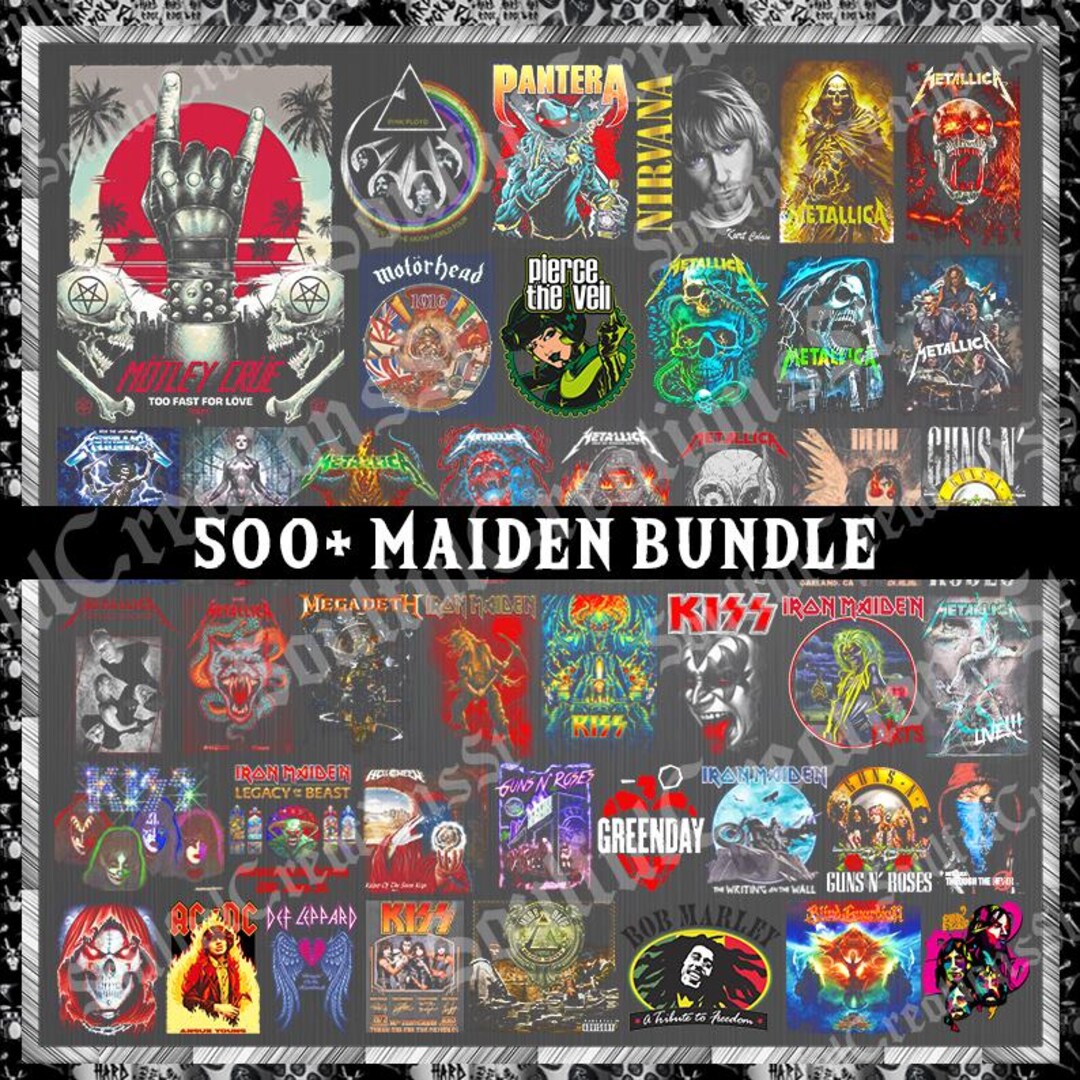 500 Rock Band Bundle Designs, Rock Band PNG, Rock Band Sublimation ...