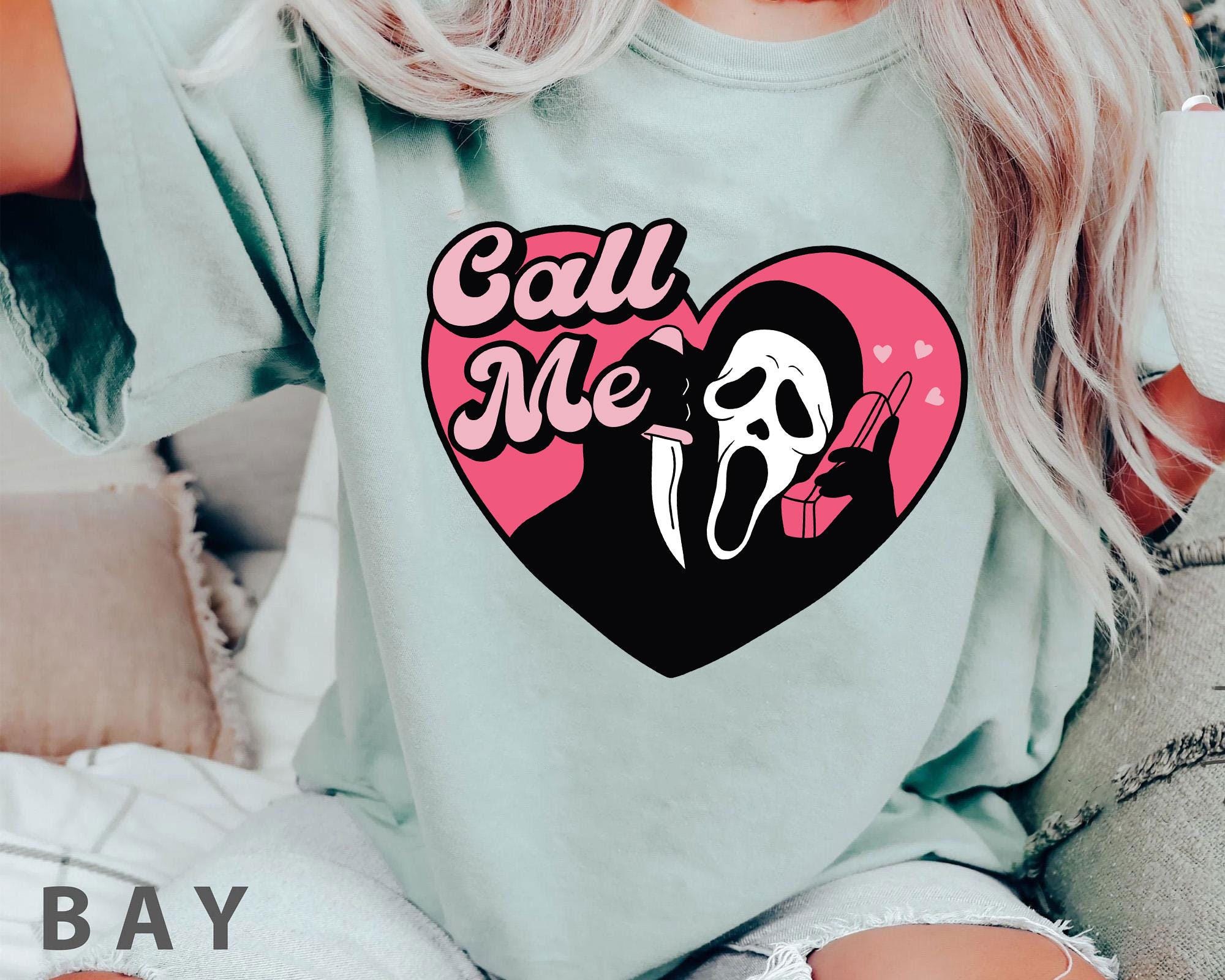 Call Me Png, Ghost Face Phone Call Png, Funny Horror Scream PNG, Horror ...