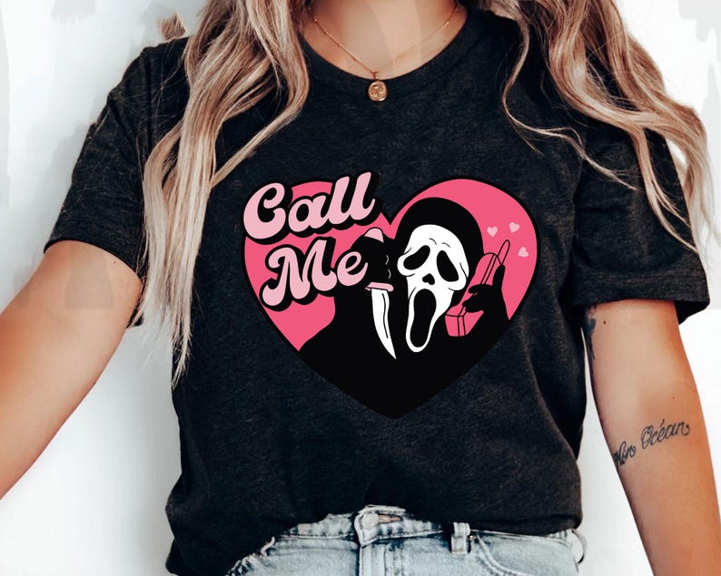 Call Me Png, Ghost Face Phone Call Png, Funny Horror Scream PNG, Horror ...