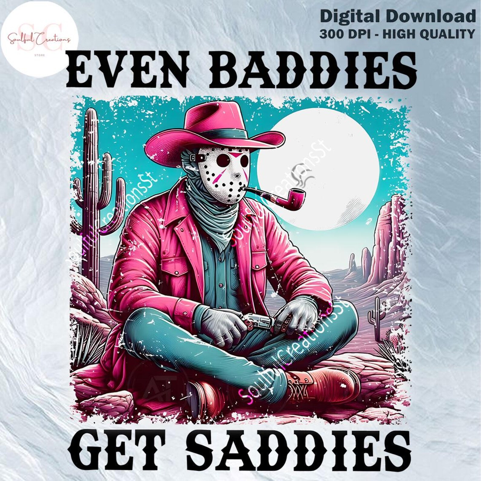 Even Baddies Get Saddies Png, Halloween Movie Png, Horror Movie Png ...