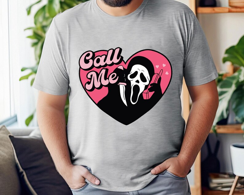 Call Me Png, Ghost Face Phone Call Png, Funny Horror Scream PNG, Horror ...