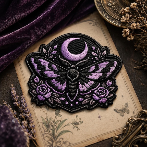 Gothic Purple Patch - Etsy
