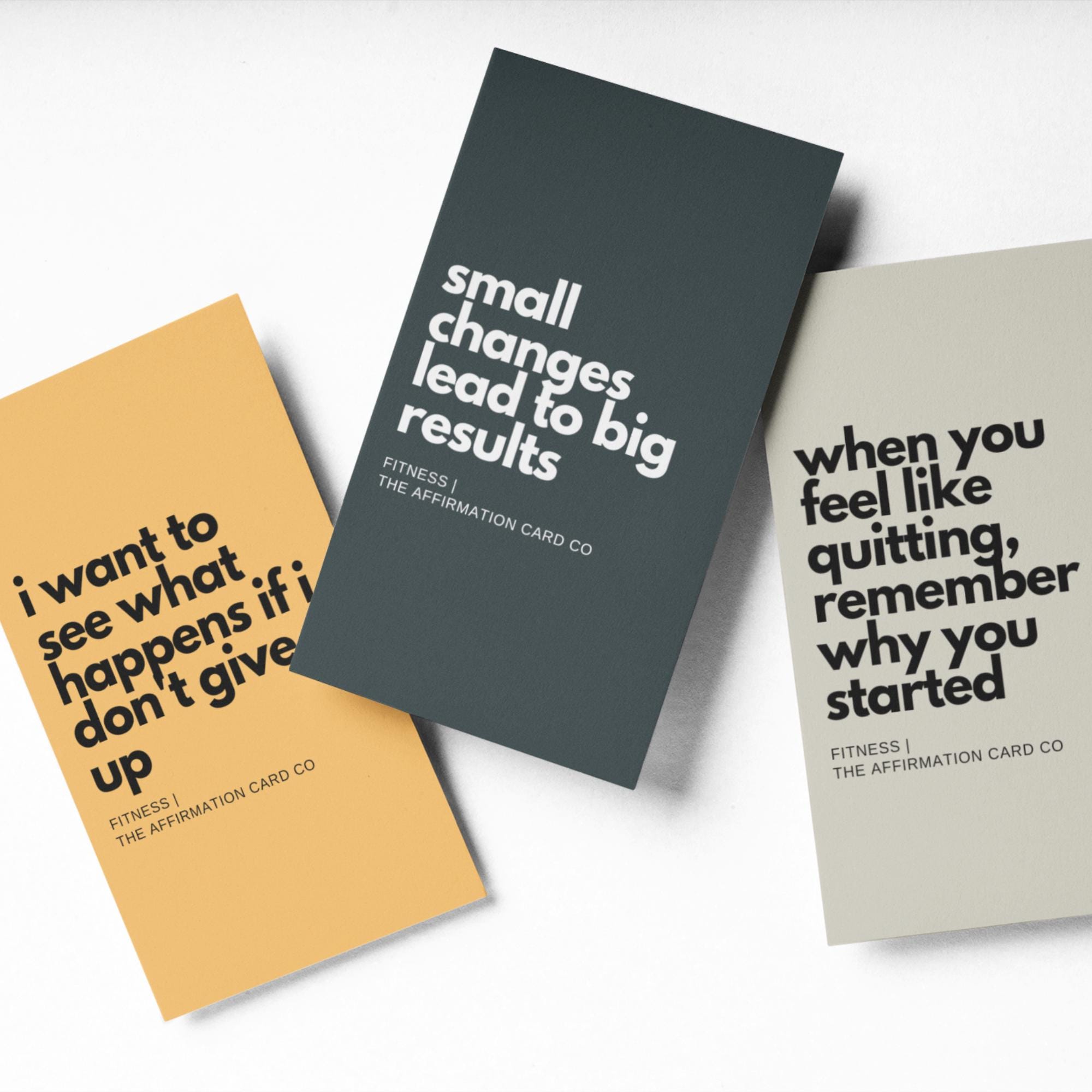 Motivational Fitness Cards | 32 Exercise & Workout Quotes | Digital ...