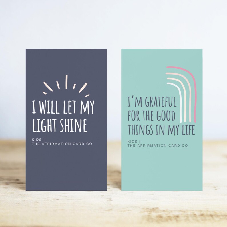 Affirmation Cards for Kids | 40 Quotes for Confidence & Resilience ...