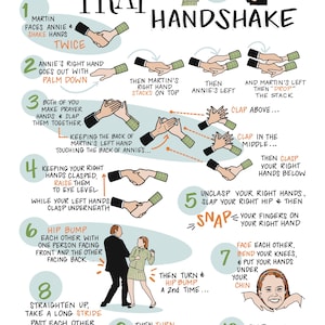 The Parent Trap Handshake POSTER, Hand Drawn, Printable Download, 20 X ...
