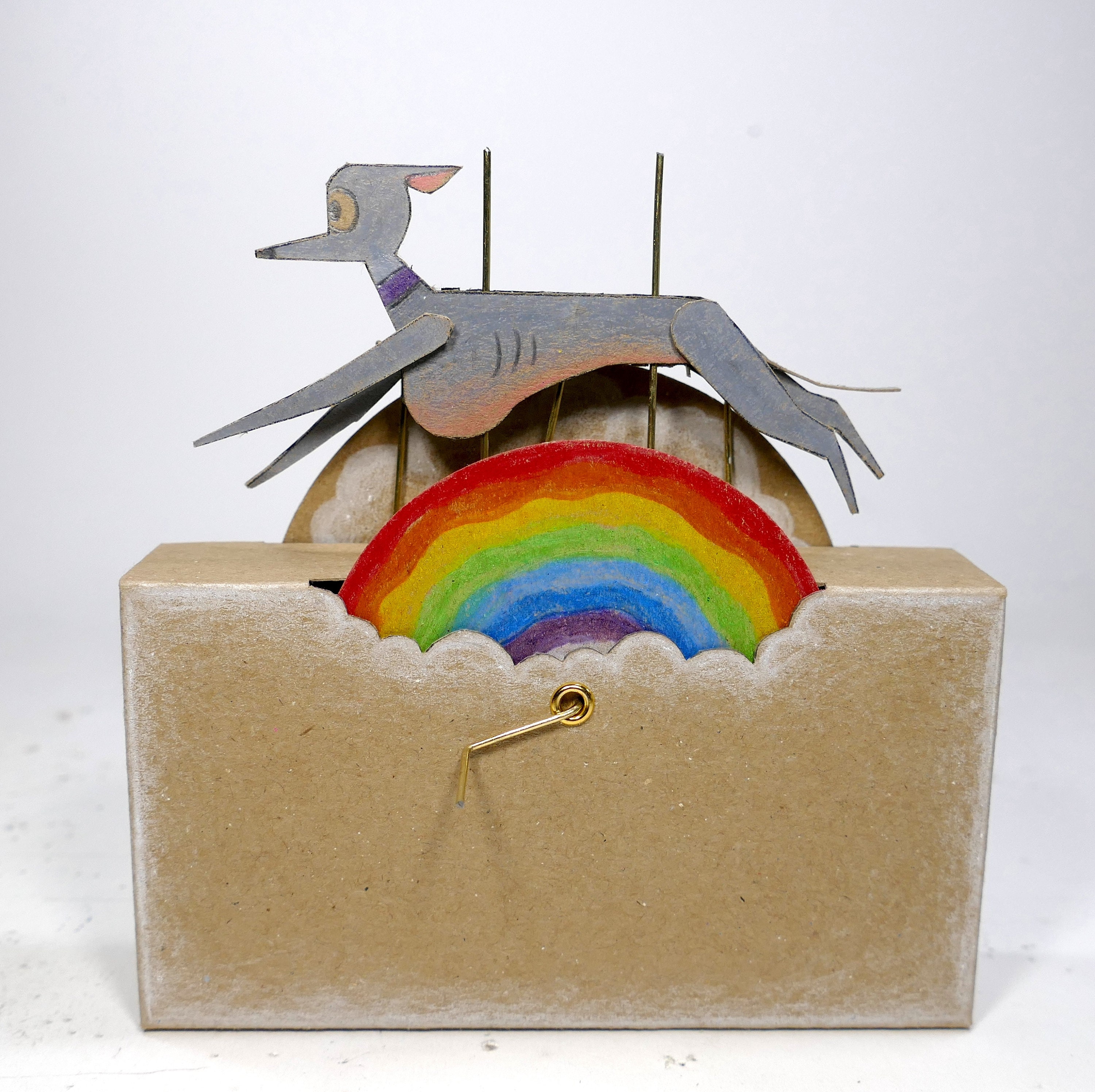 Custom 'running Sighthound' Automaton PERSONALISED With YOUR DOG Turn ...